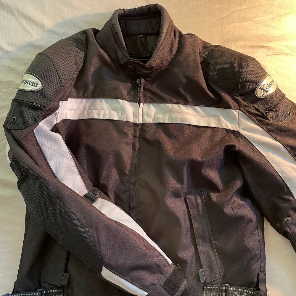 Xelement Heavy Duty Motorcycle Jacket -- Mens - Gem